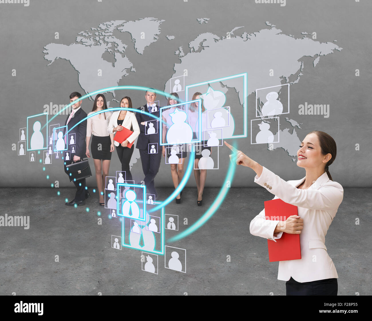 Global social chain hi-res stock photography and images - Alamy
