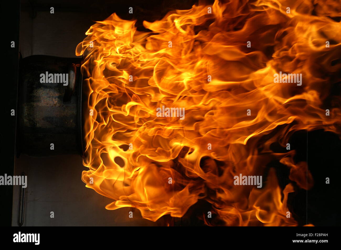 Explosion fire flames hi-res stock photography and images - Alamy