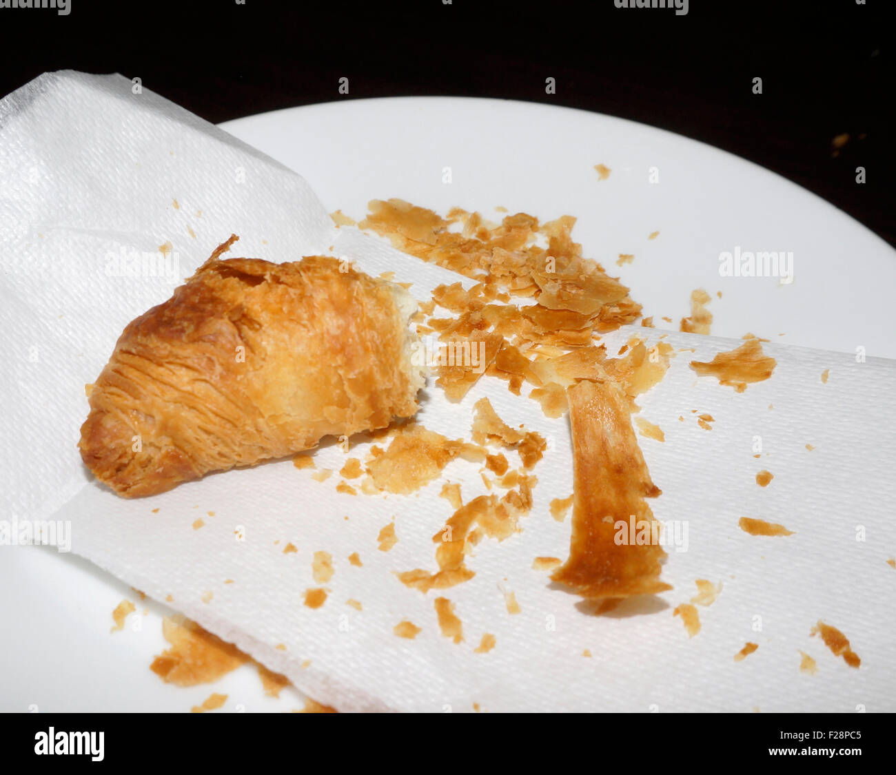 Croissant crumbs hi-res stock photography and images - Alamy