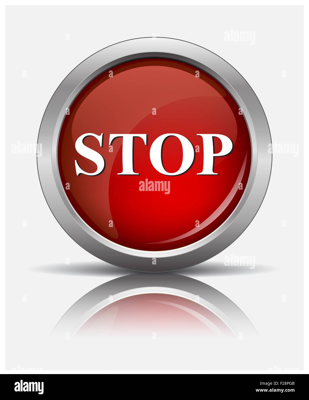 Stop button icon hi-res stock photography and images - Alamy