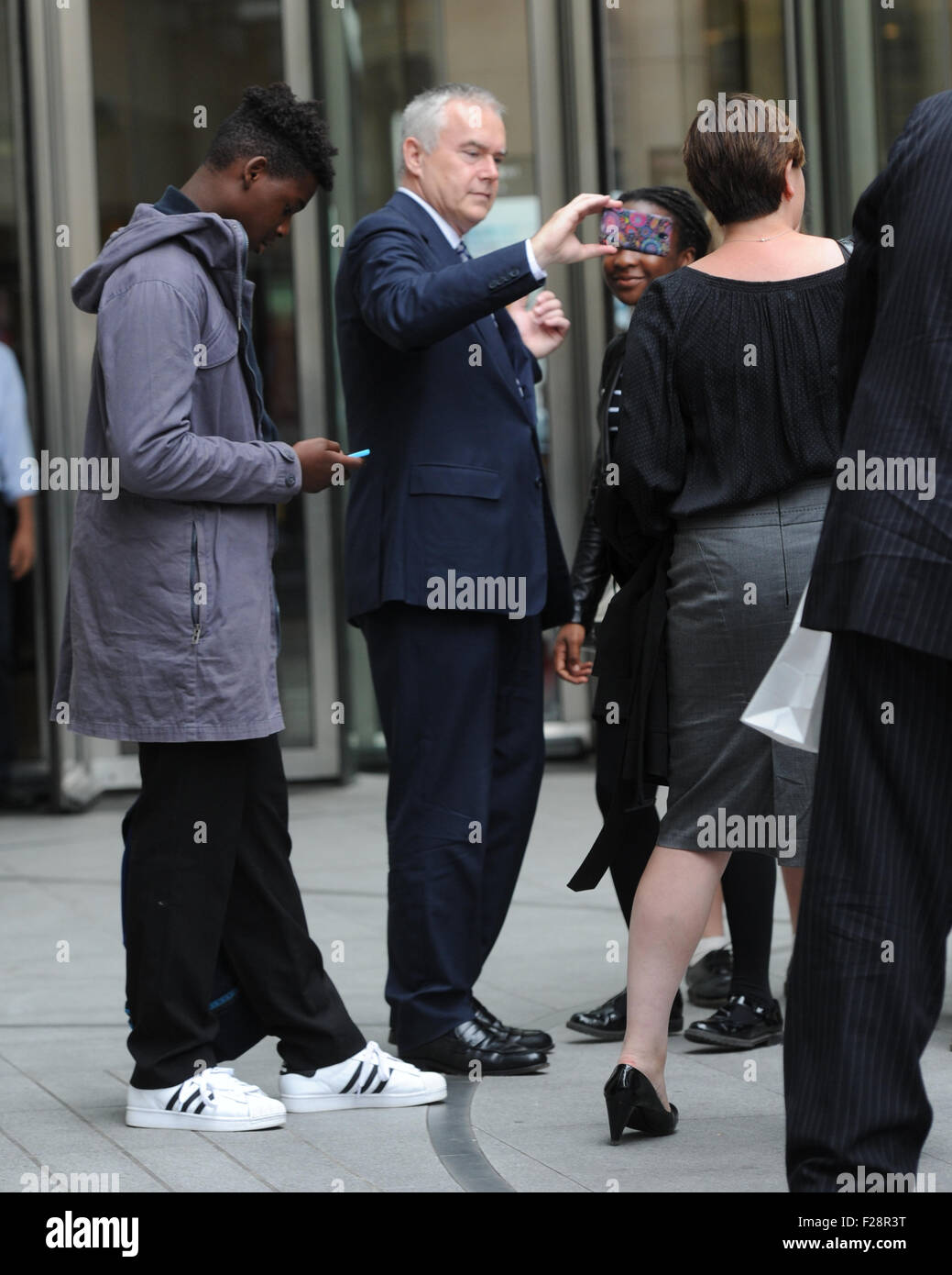 Huw Edwards seen out in London at BBC Featuring: Huw Edwards Where ...