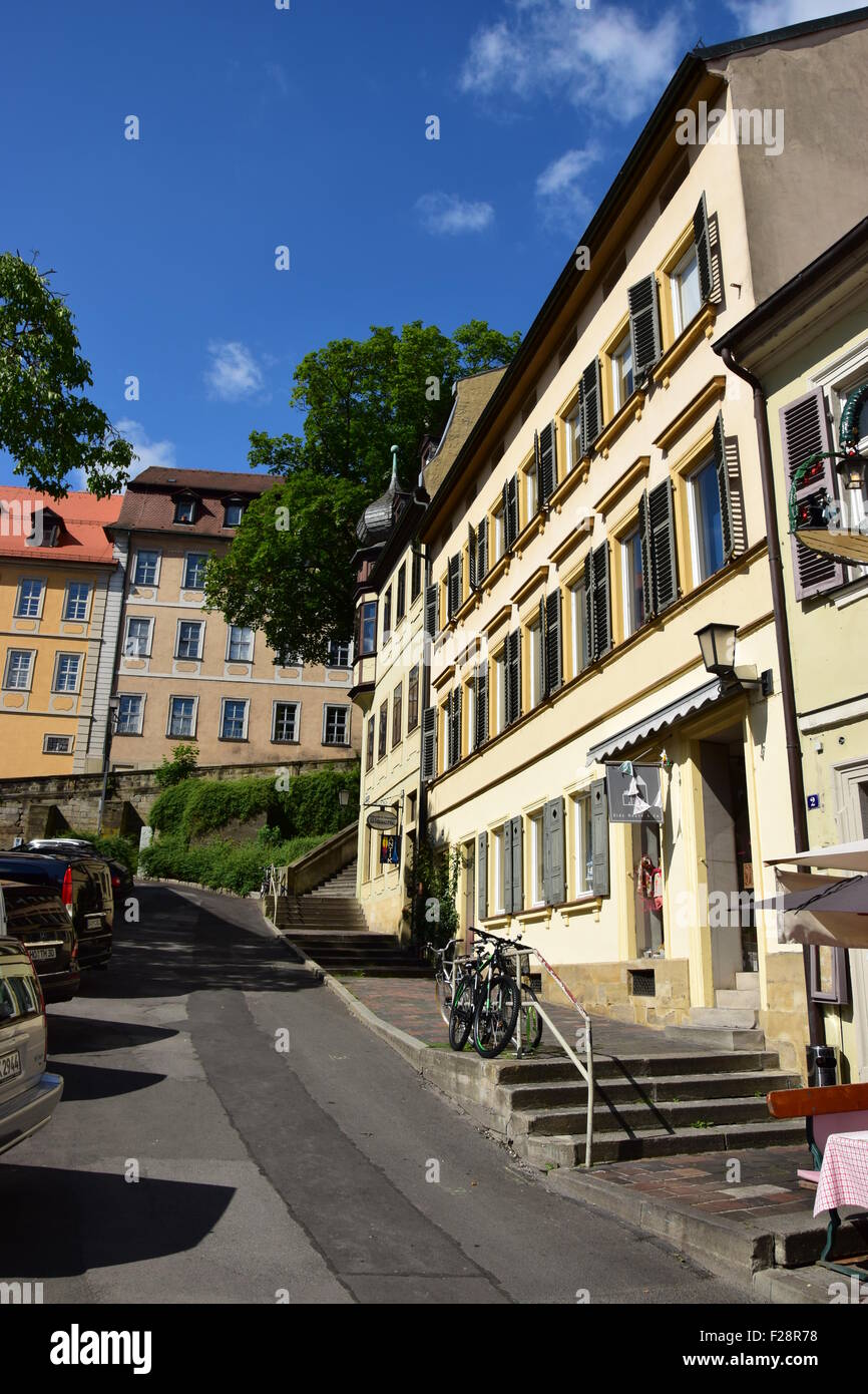 Bamberg (German pronunciation: [ˈbambɛɐ̯k]) is a town in Bavaria ...