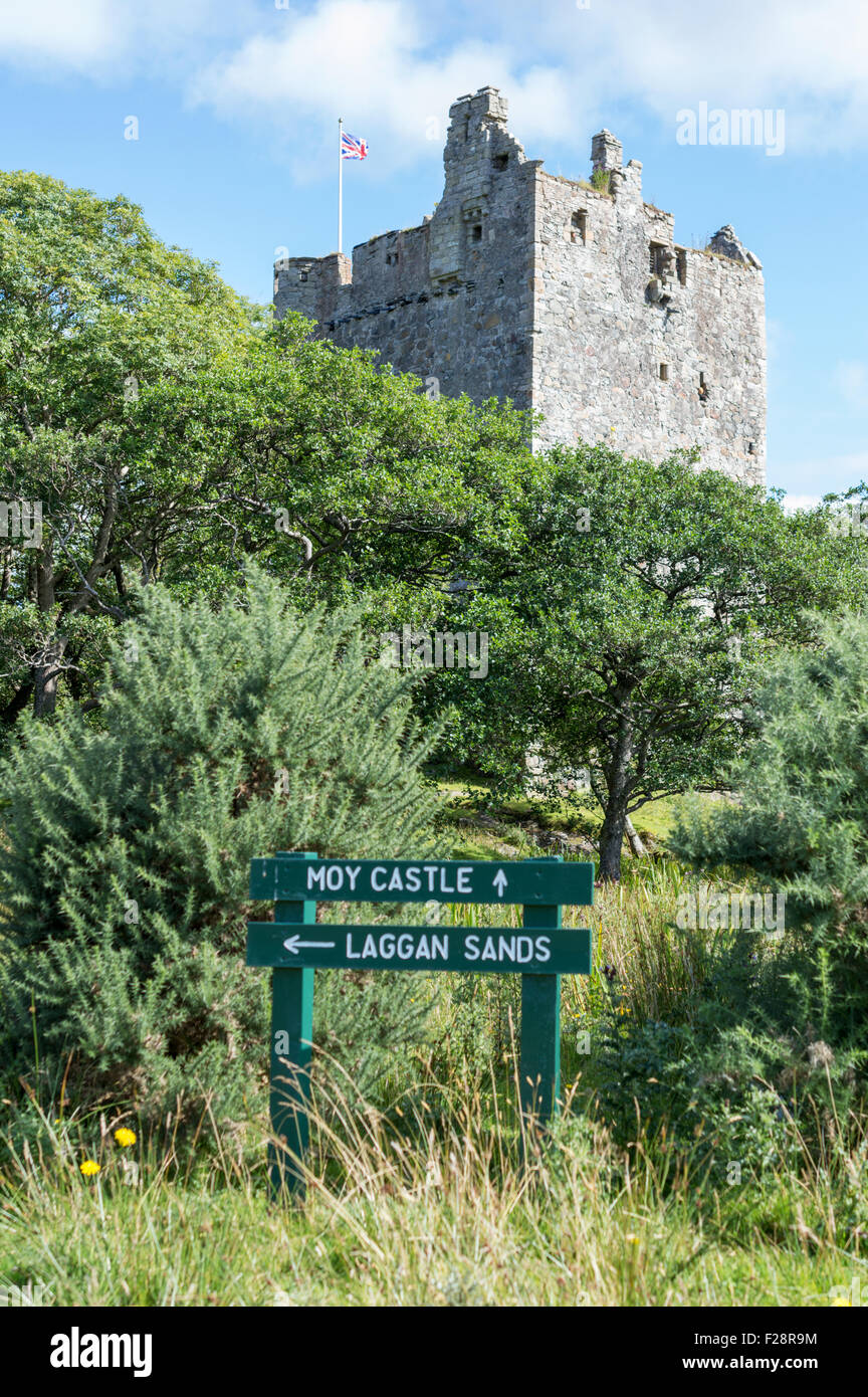 Moy Castle, Loch Buie, Isle of Mull, Inner Hebrides, Argyle and Bute ...