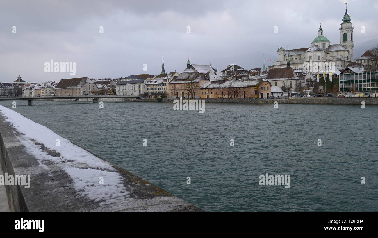 Aare River - Solothurn, Switzerland Stock Photo - Alamy
