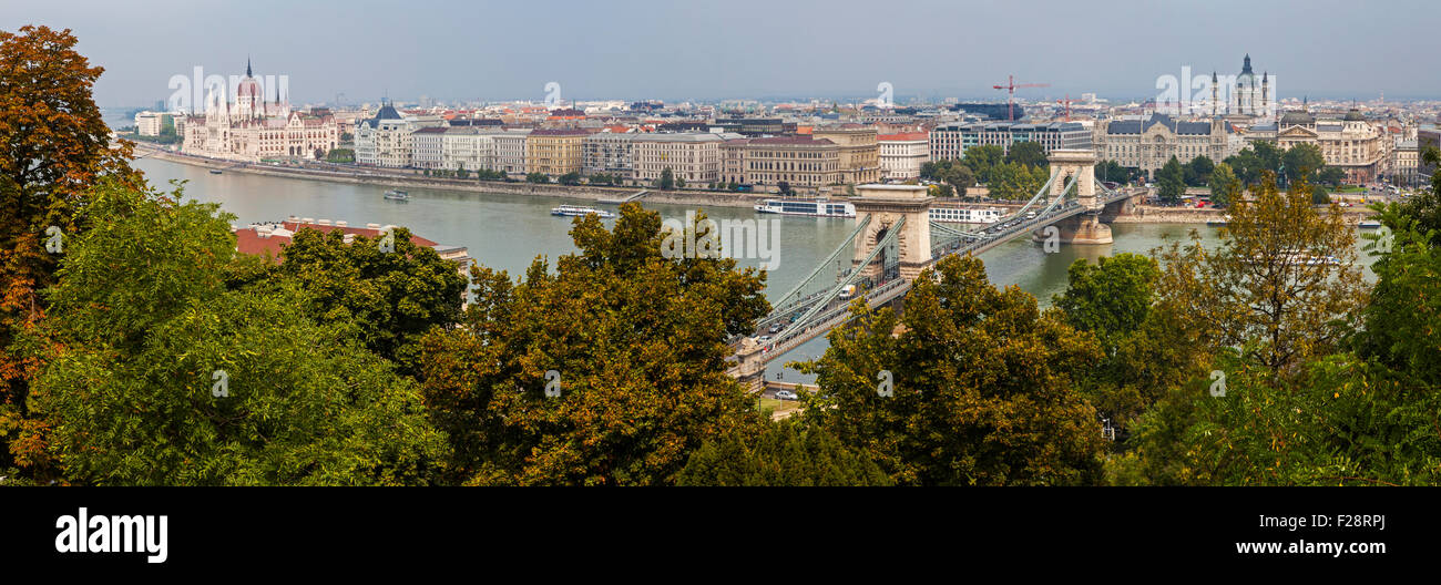 A beautiful panoramic view from Castle Hill taking in the sights of the ...