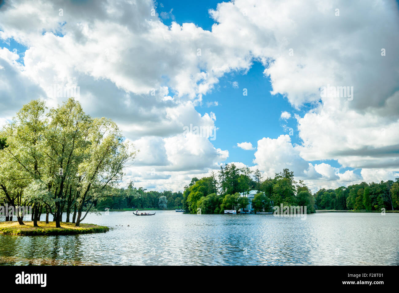 Beautiful russian landscape Stock Photo - Alamy