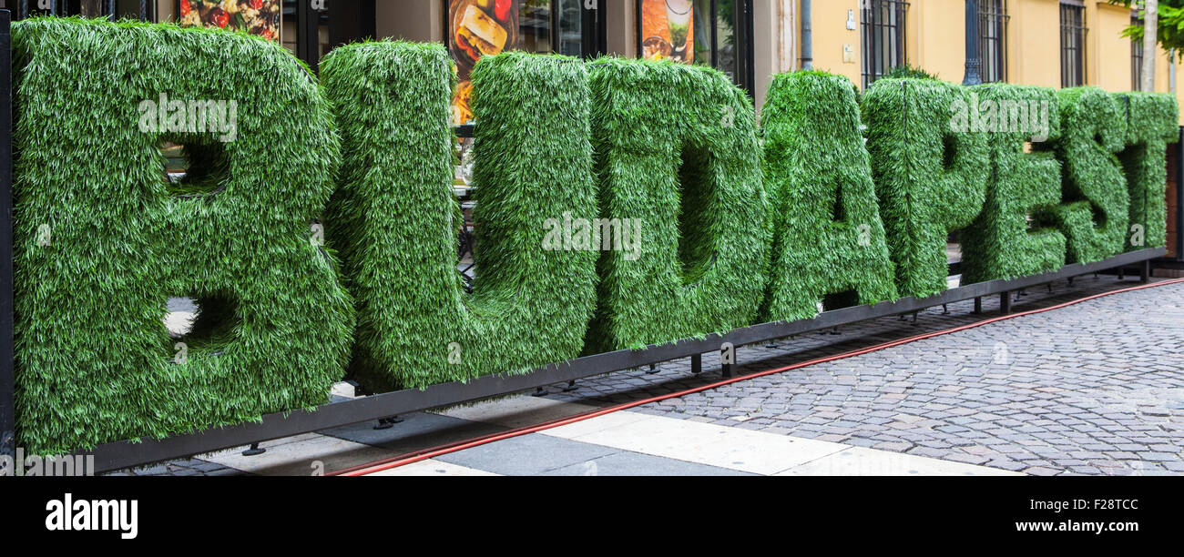 Budapest word hi-res stock photography and images - Alamy