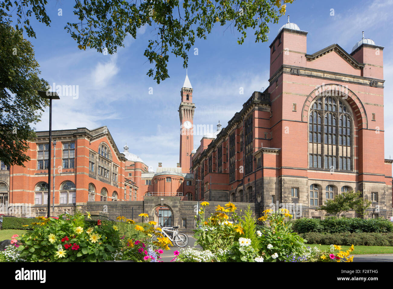 Old joe clock tower at birmingham university hi-res stock photography ...