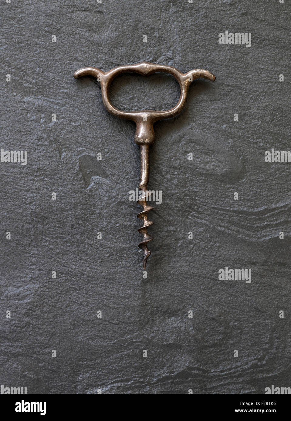 Vintage Steel Corkscrew Stock Photo - Alamy