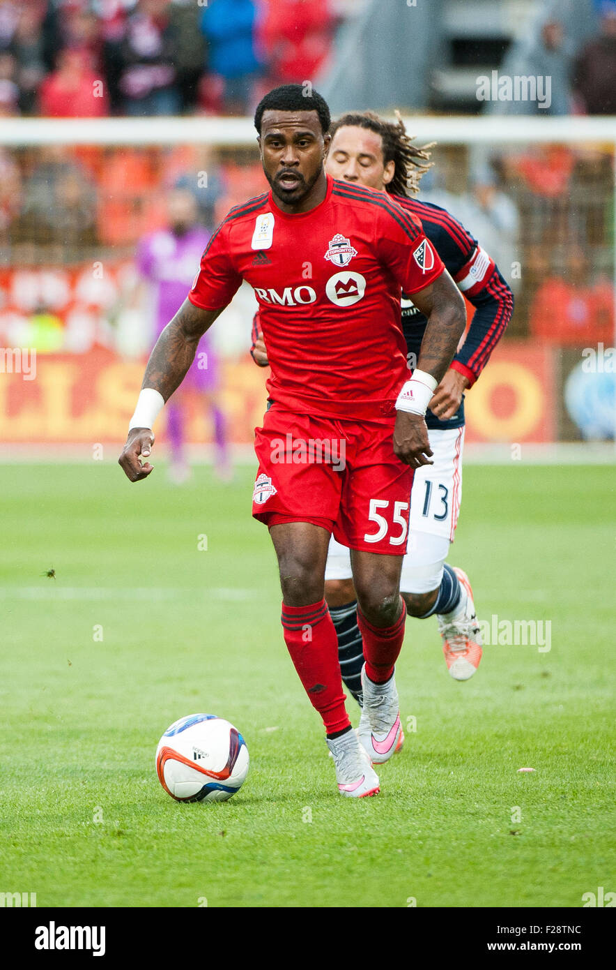 Toronto, Ontario, Canada. 13th September, 2015. Toronto FC forward ...