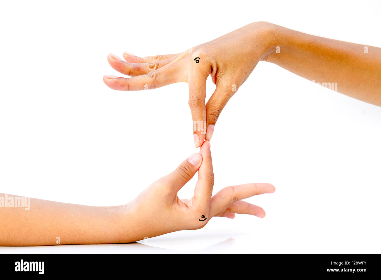 Love relation concept: the kiss of hand Stock Photo - Alamy