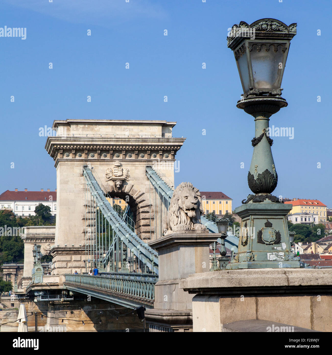 The magnificent Chain Bridge in Budapest, Hungary Stock Photo - Alamy