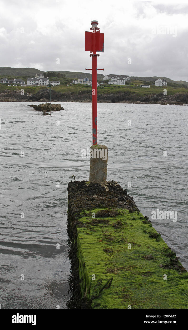 Harbour entrance at Portnablagh County Donegal Ireland Stock Photo - Alamy