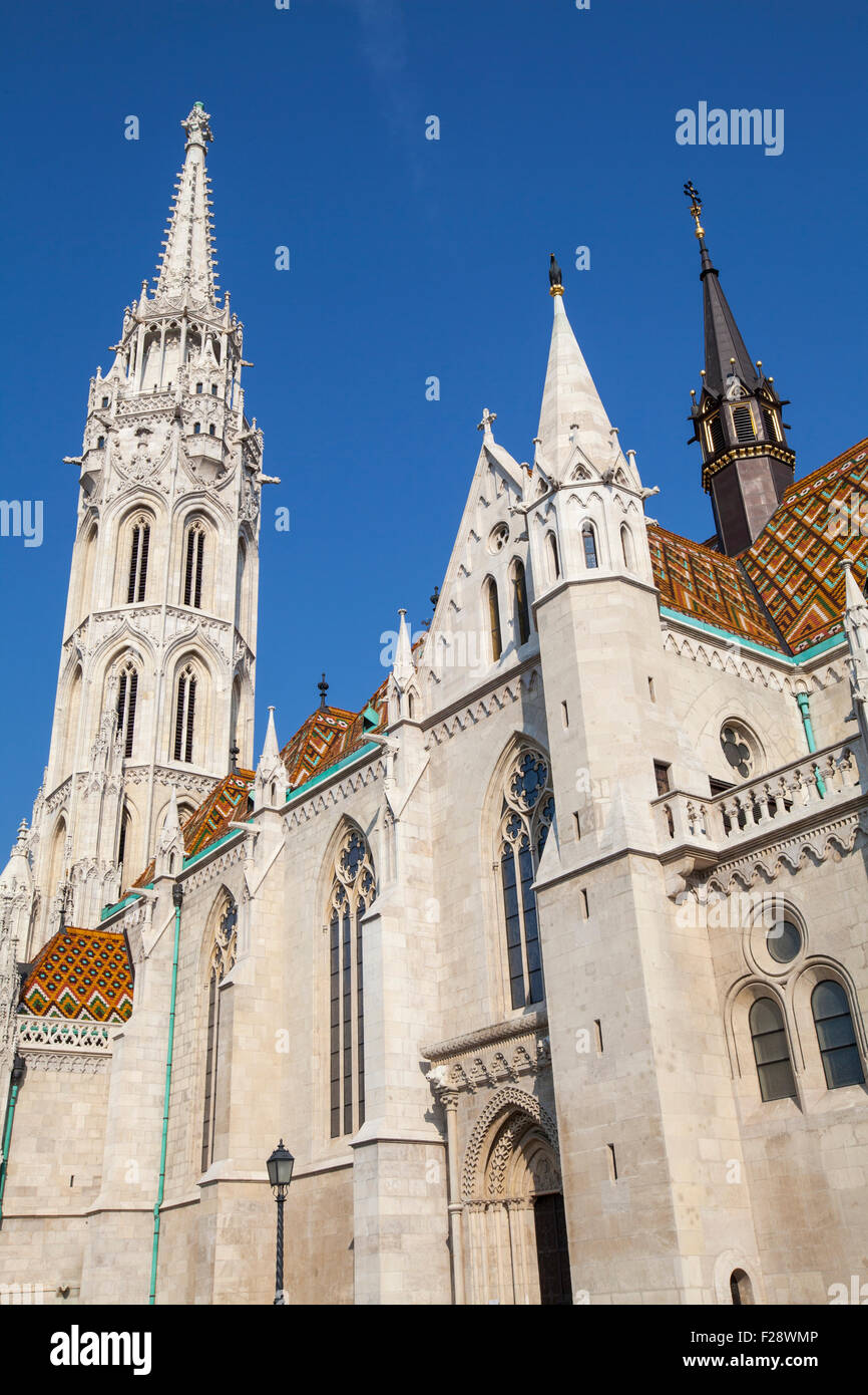 The magnificent architecture of Matthias Church in Budapest, Hungary ...