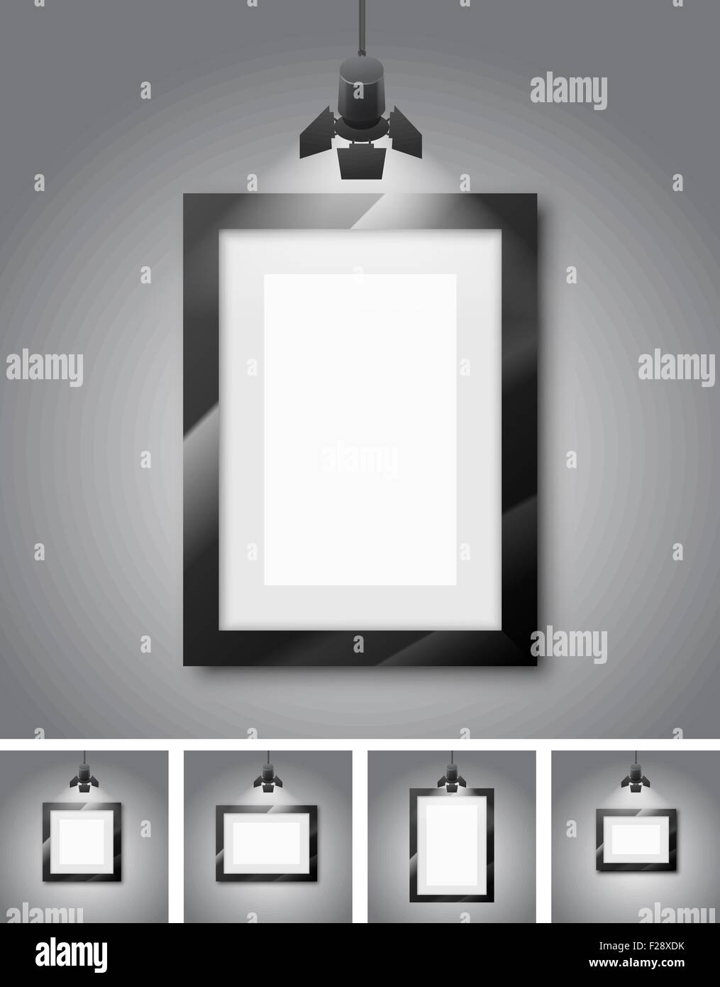 Three hall design Stock Vector Images - Alamy