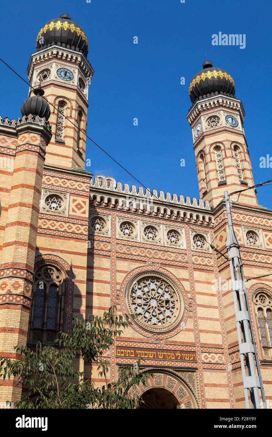 The magnificent Dohany Street Synagogue in Budapest, Hungary Stock ...