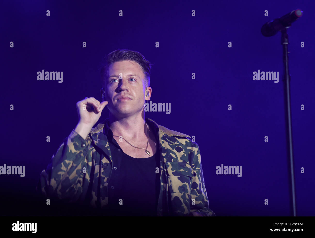 Berlin, Germany. 12th Sep, 2015. Rapper Macklemore (Ben Haggerty ...