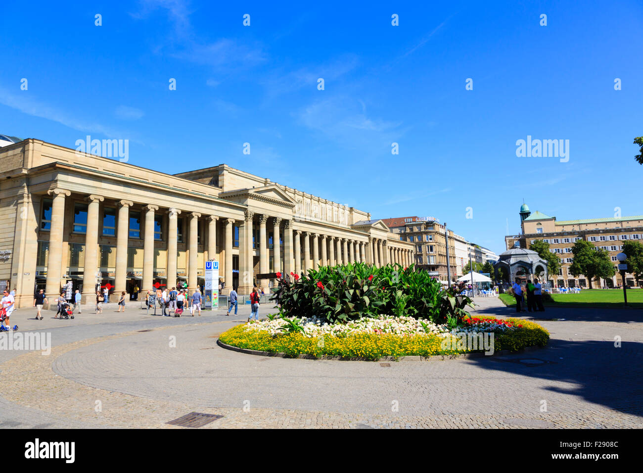 Schlossplatz, Stuttgart, Germany Stock Photo - Alamy