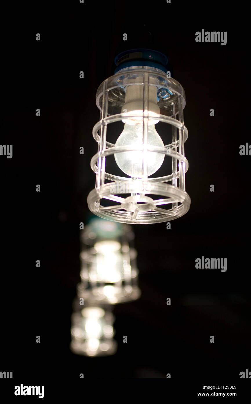 Three Lanterns on black background Stock Photo - Alamy