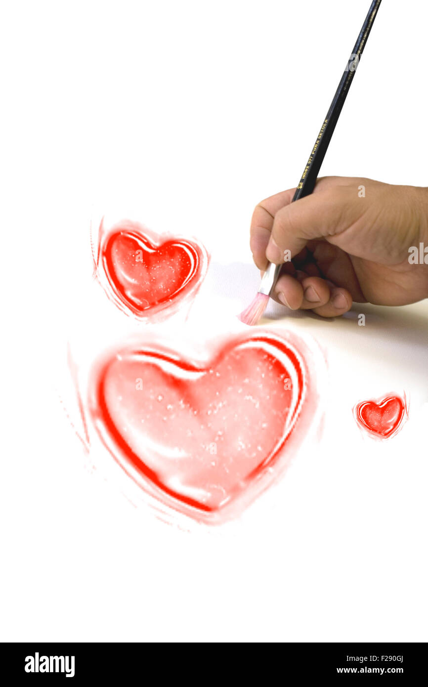 Painting red High Resolution Stock Photography and Images - Alamy