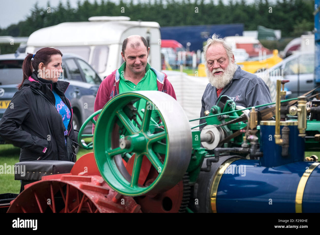 Patrick Neilson, owner of ‘Kansas Glen’ a model Case steam engine in ...
