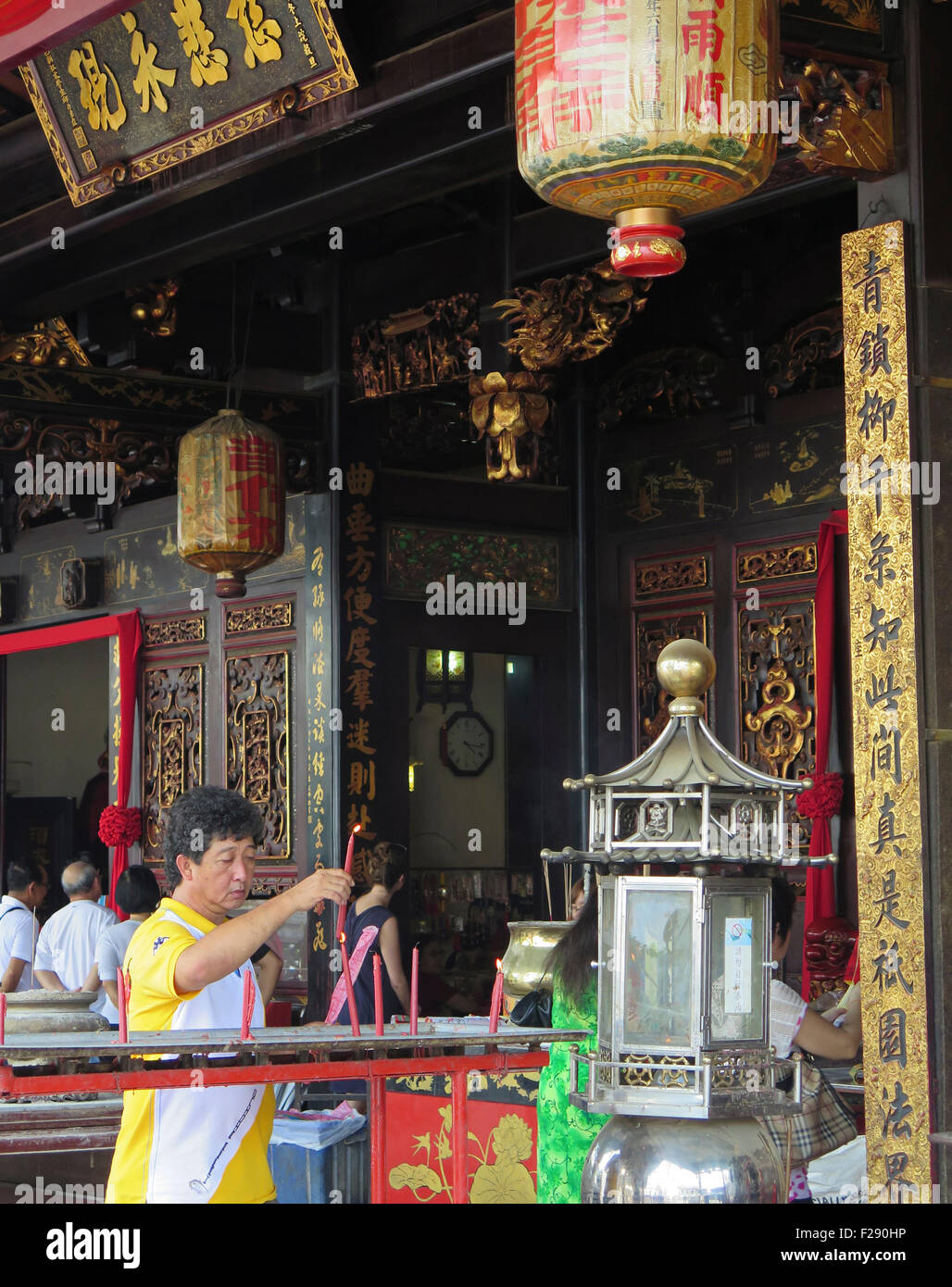 Cheng Hoon Teng Buddhist Temple, Melaka (Malacca), Malaysia, Asia Stock ...