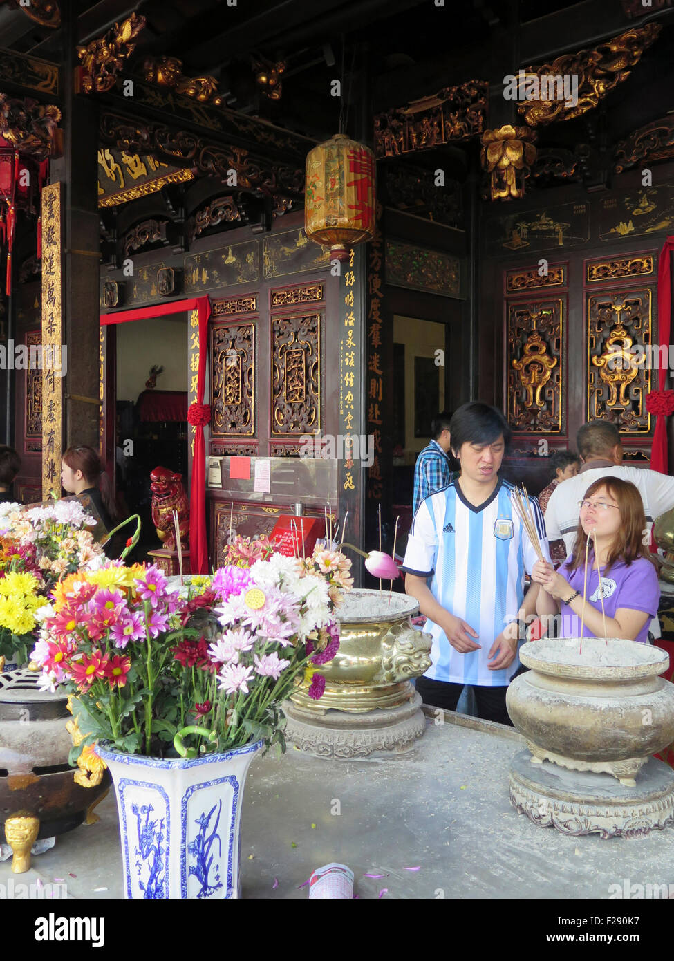 Cheng Hoon Teng Buddhist Temple, Melaka (Malacca), Malaysia, Asia Stock ...