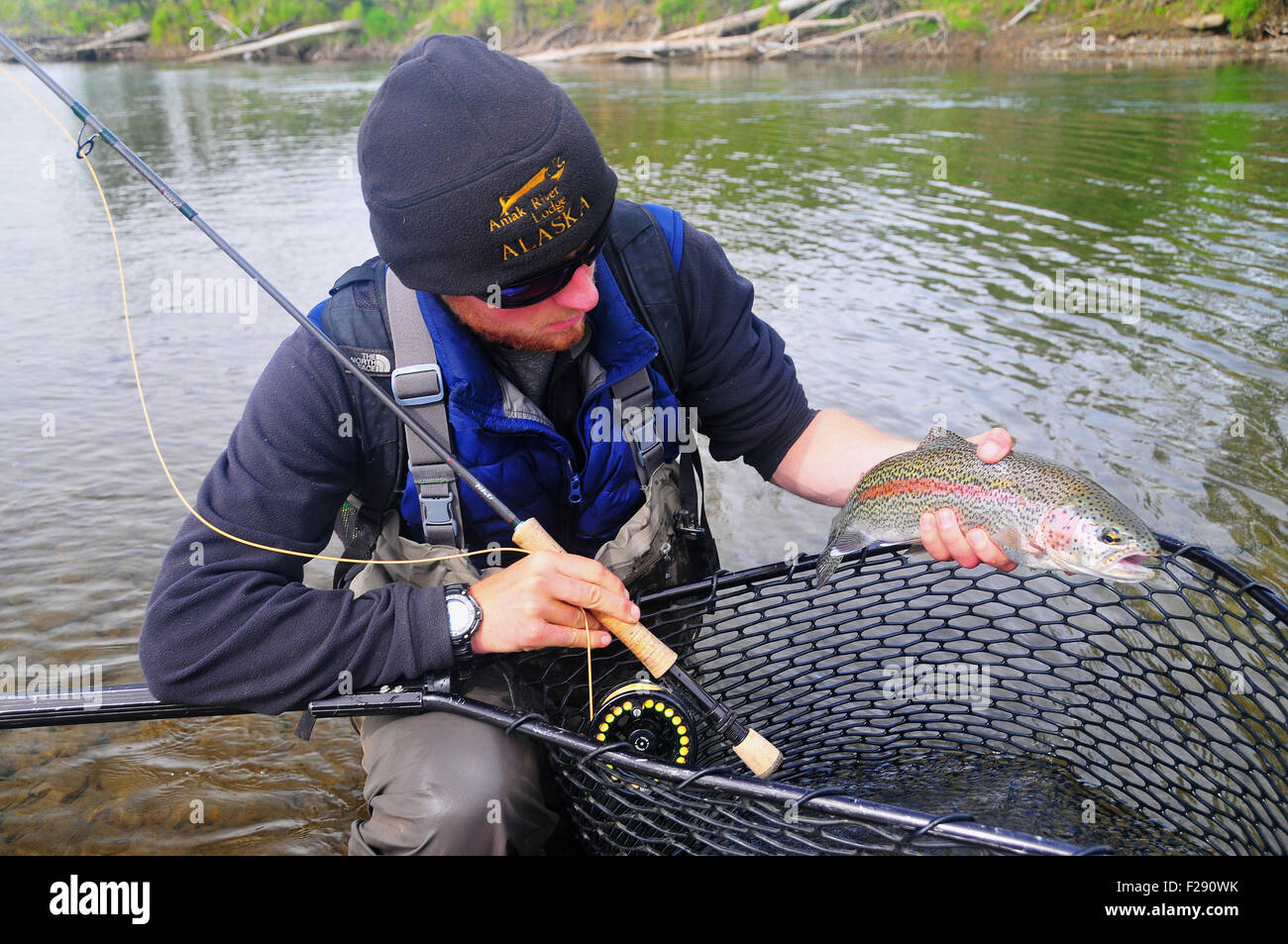 Alaska's Aniak River and its braids offer great fly fishing for rainbow ...