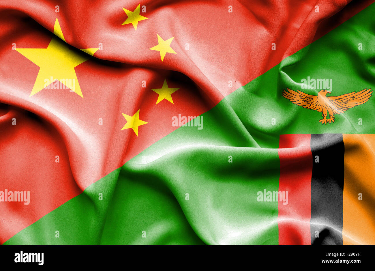 China zimbabwe flag hi-res stock photography and images - Alamy