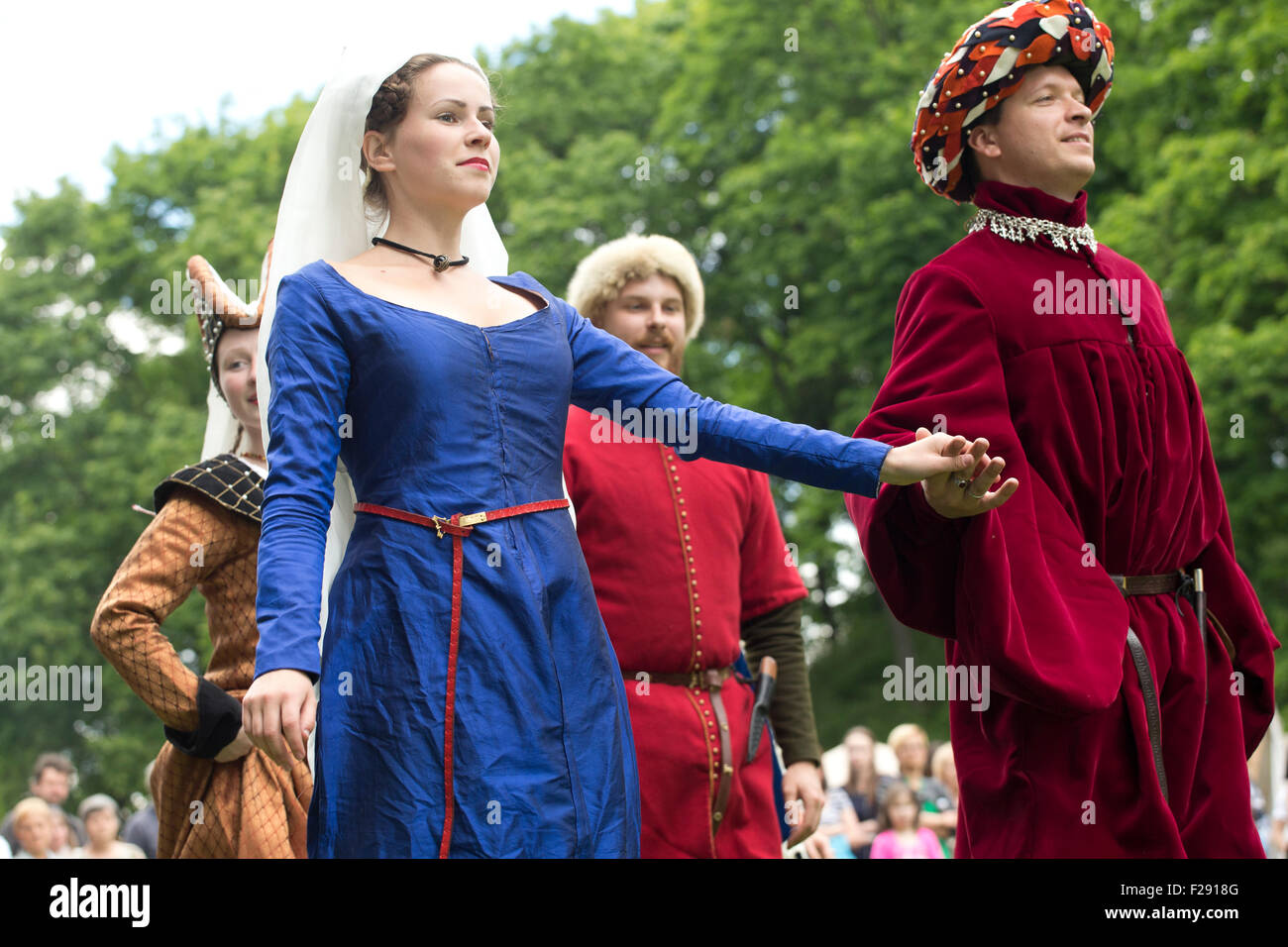 Trakai medieval Middle Ages festival Lithuania Stock Photo - Alamy
