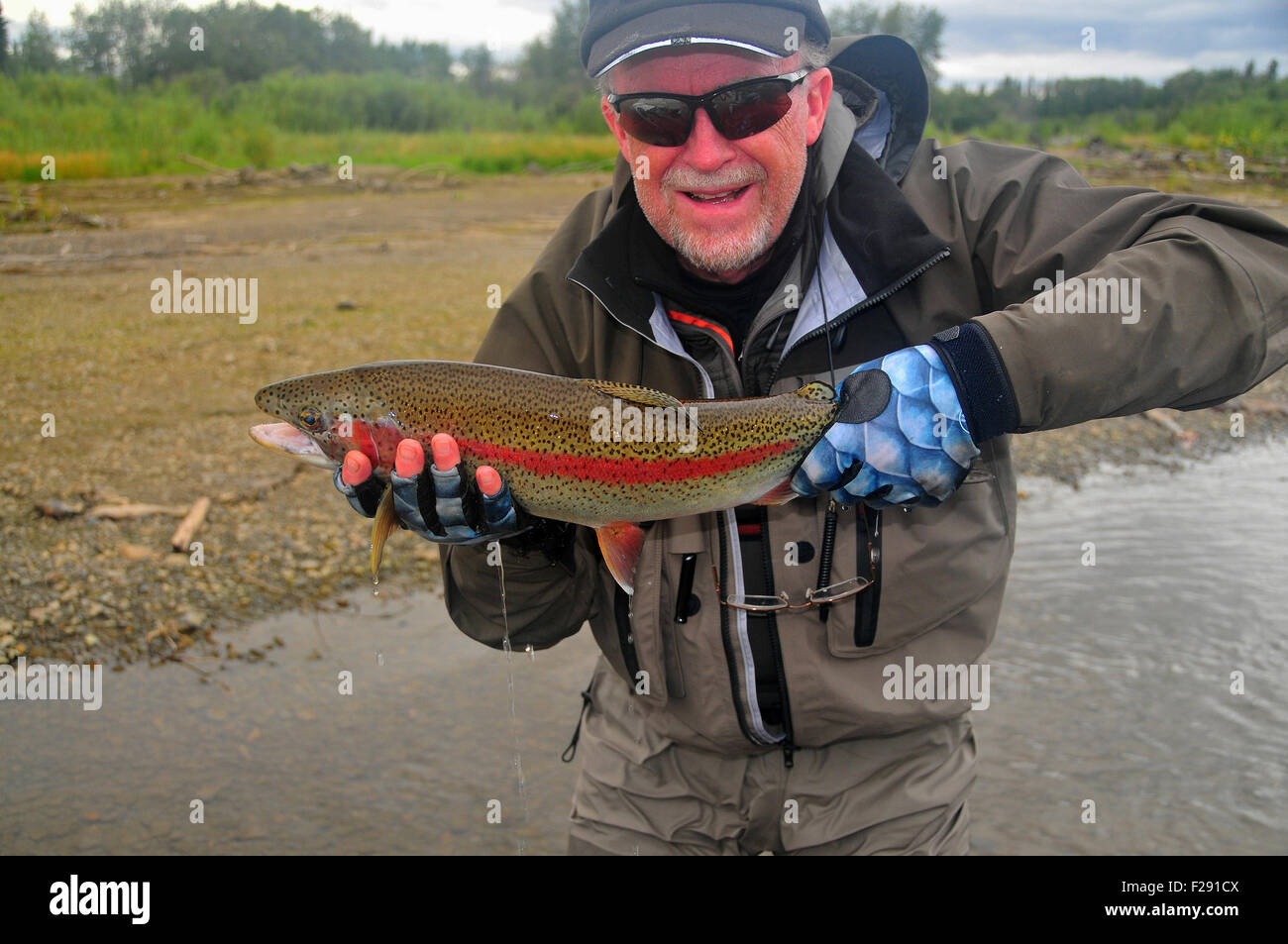 Alaska's Aniak River and its braids offer great fly fishing for rainbow ...