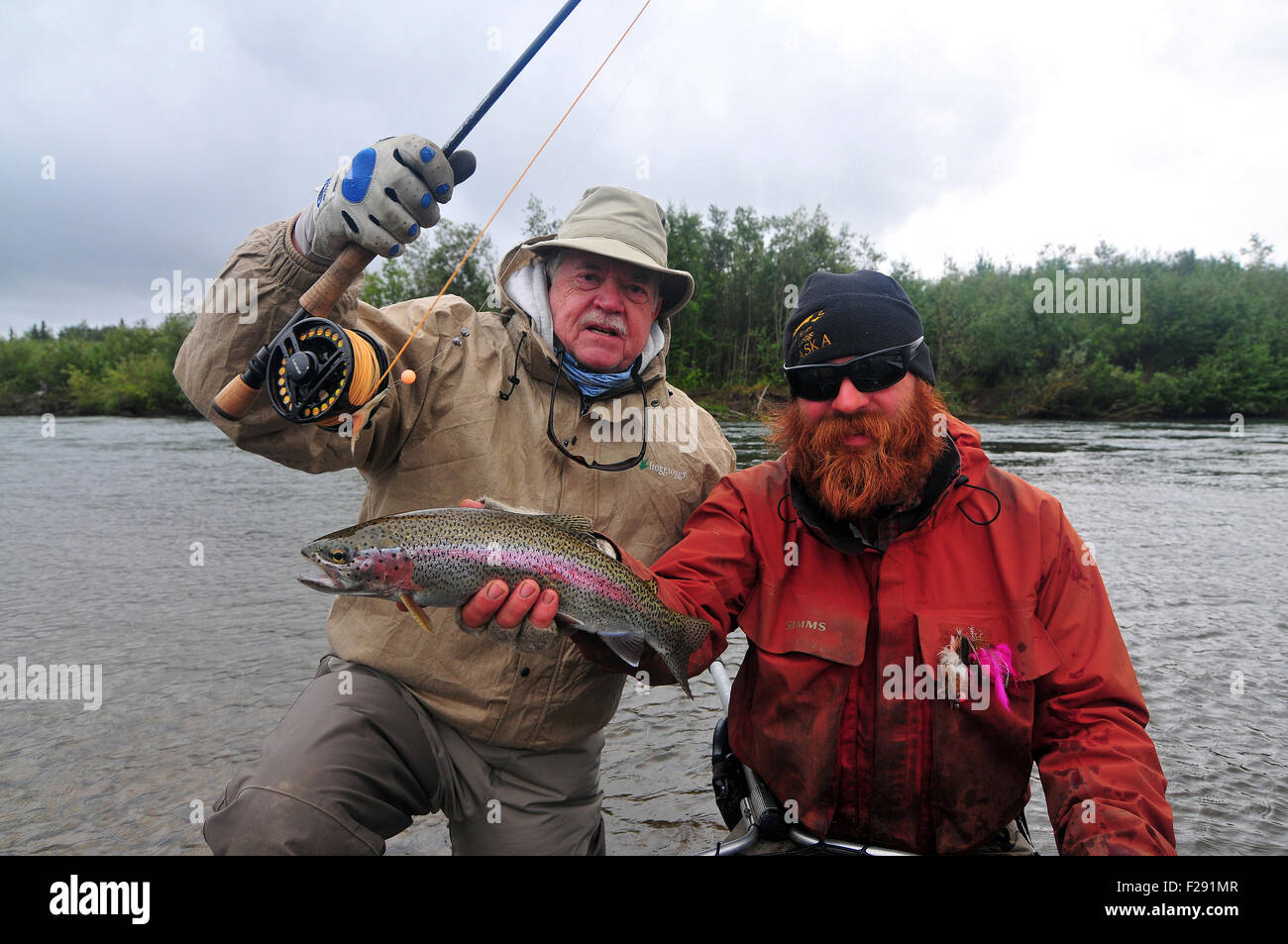 Alaska's Aniak River and its braids offer great fly fishing for rainbow ...