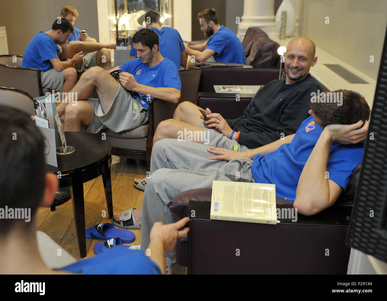 Roubaix, France. 14th Sep, 2015. Czech Republic National Basketball ...