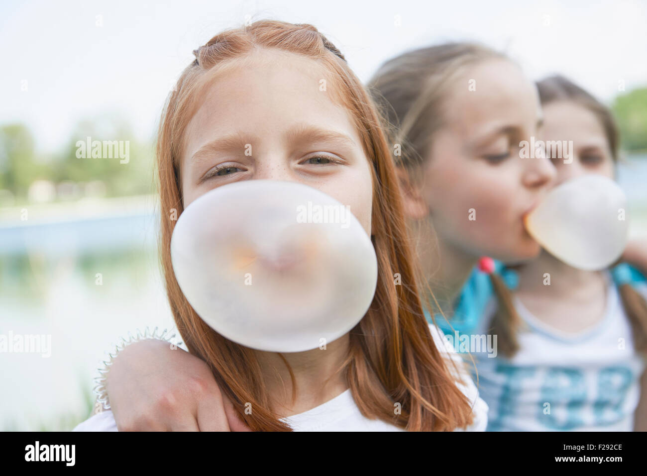 Bubbles Of Bubble Gum Blown