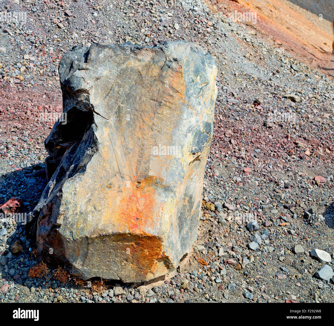 volcanic land in europe santorini greece sky and mediterranean sea ...