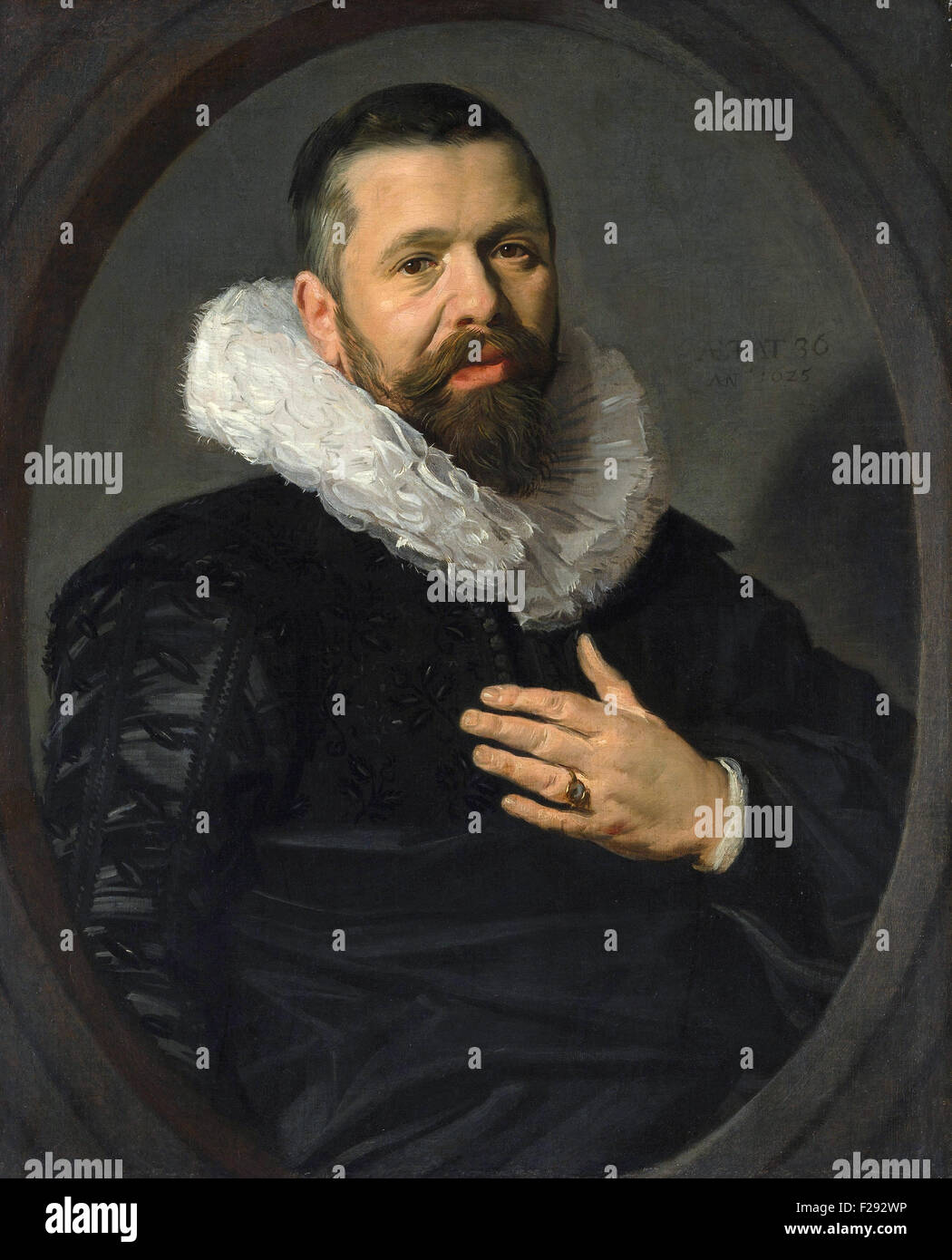 Frans Hals - Portrait of a Bearded Man with a Ruff Stock Photo - Alamy