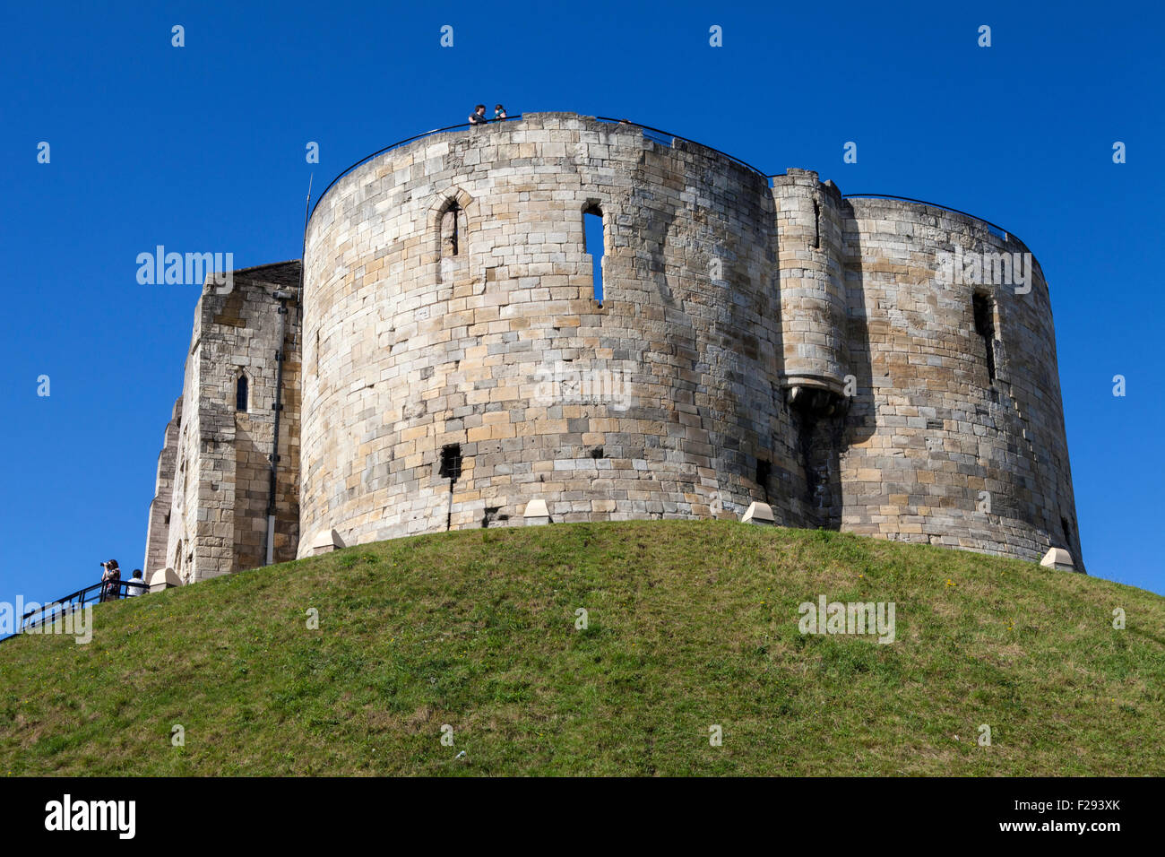 A View Of The Historic Clifford S Tower In York England Stock Photo