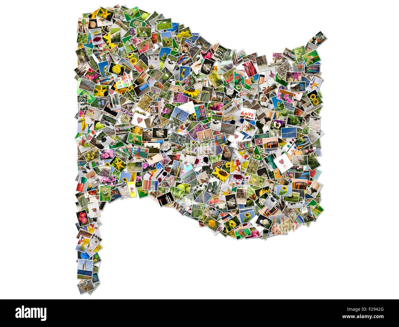 Flag, photos collage isolated on a white background Stock Photo - Alamy