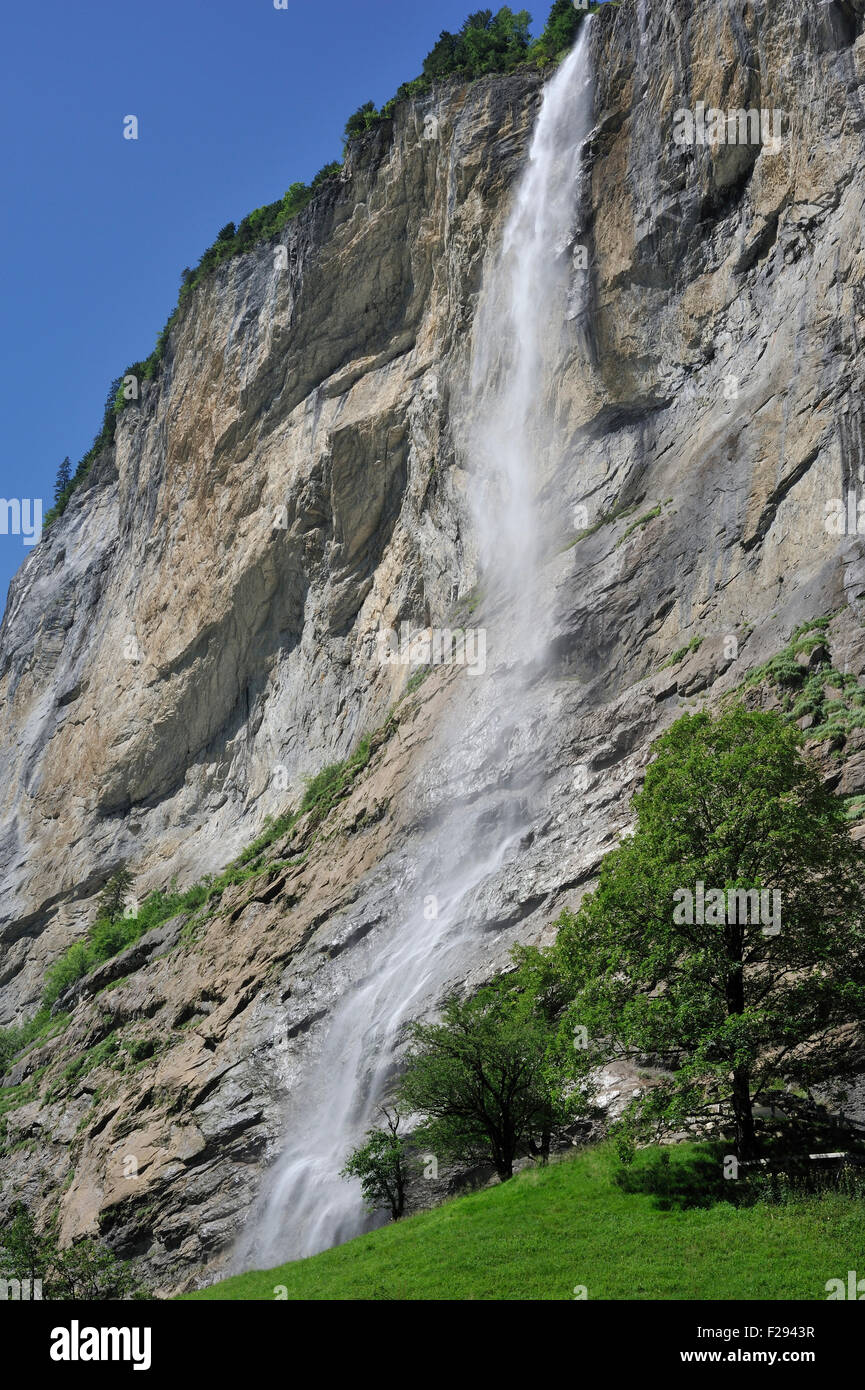 Staubbach waterfalls hi-res stock photography and images - Alamy