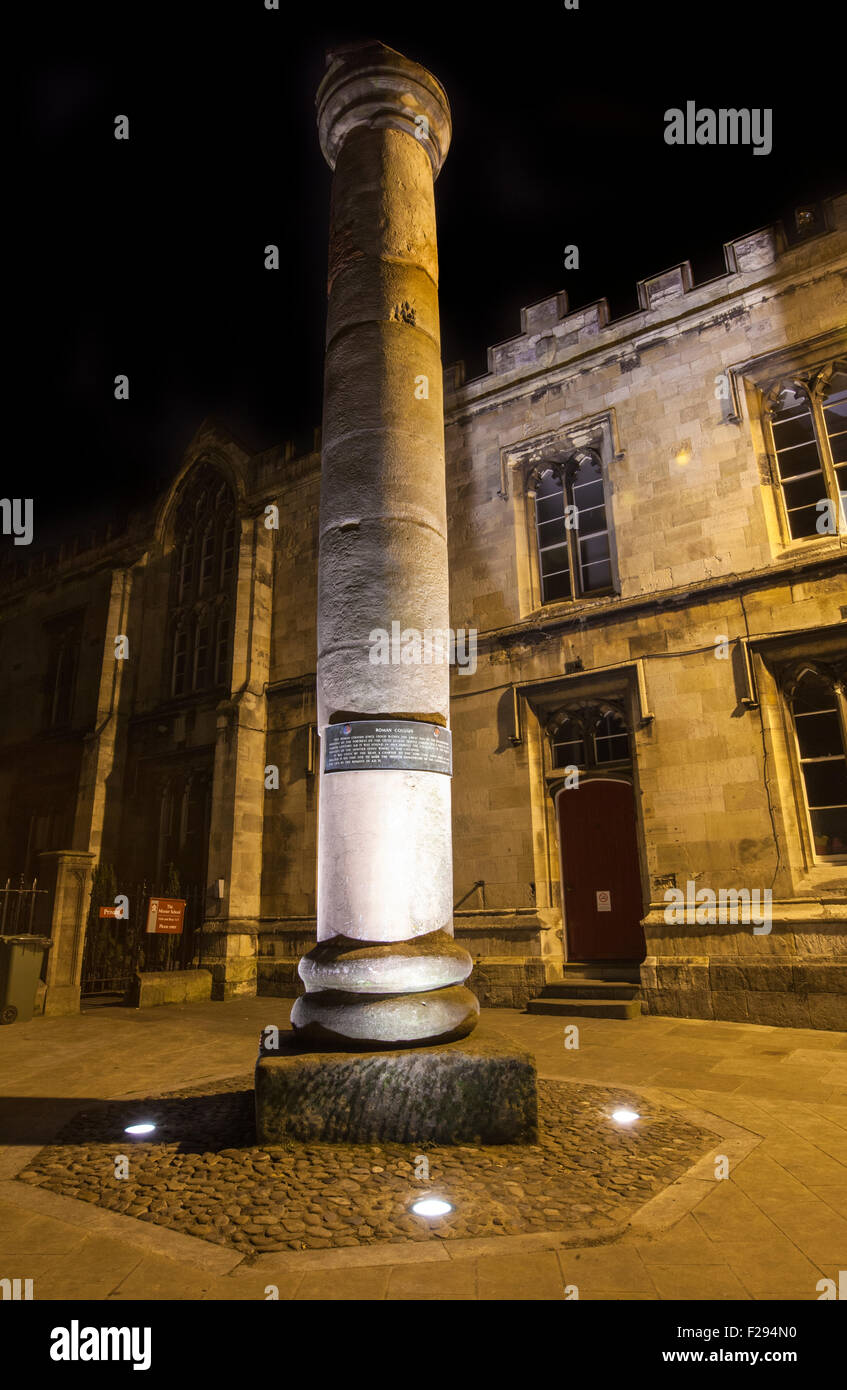 Historic roman column york minster High Resolution Stock Photography ...