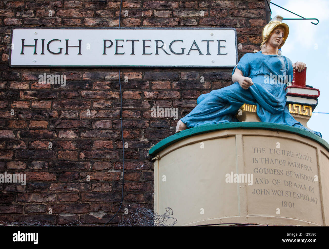 High Petergate in the city of York, England Stock Photo - Alamy