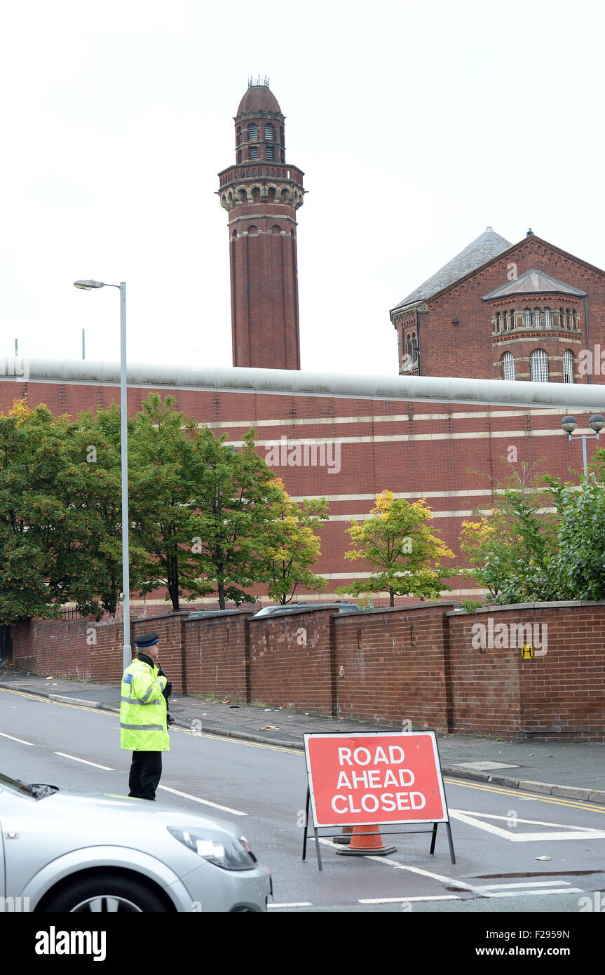 Prisoner Stuart Horner pictured on the roof of HMP Manchester. Stuart ...