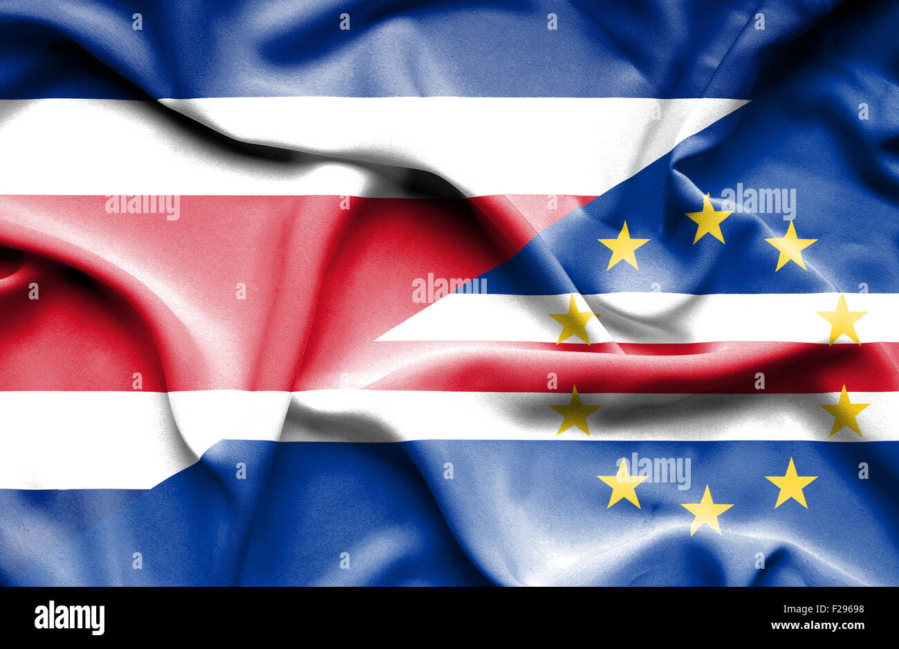 Costa rica cape verde flag hi-res stock photography and images - Alamy