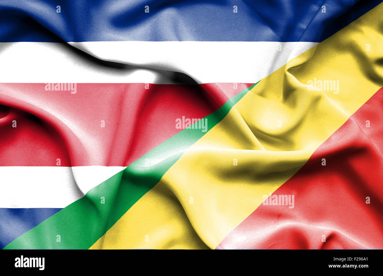 Congo costa rica flag hi-res stock photography and images - Alamy