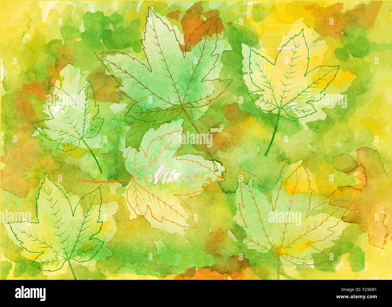 Hand drawn autumn leaves Stock Vector Image & Art - Alamy