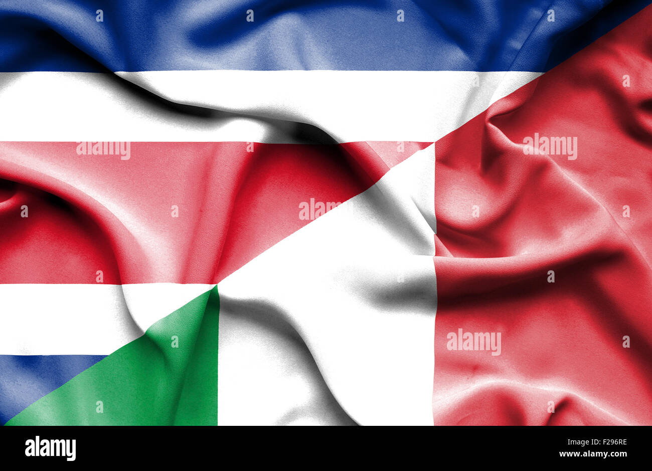 Costa rica italy flag hi-res stock photography and images - Alamy