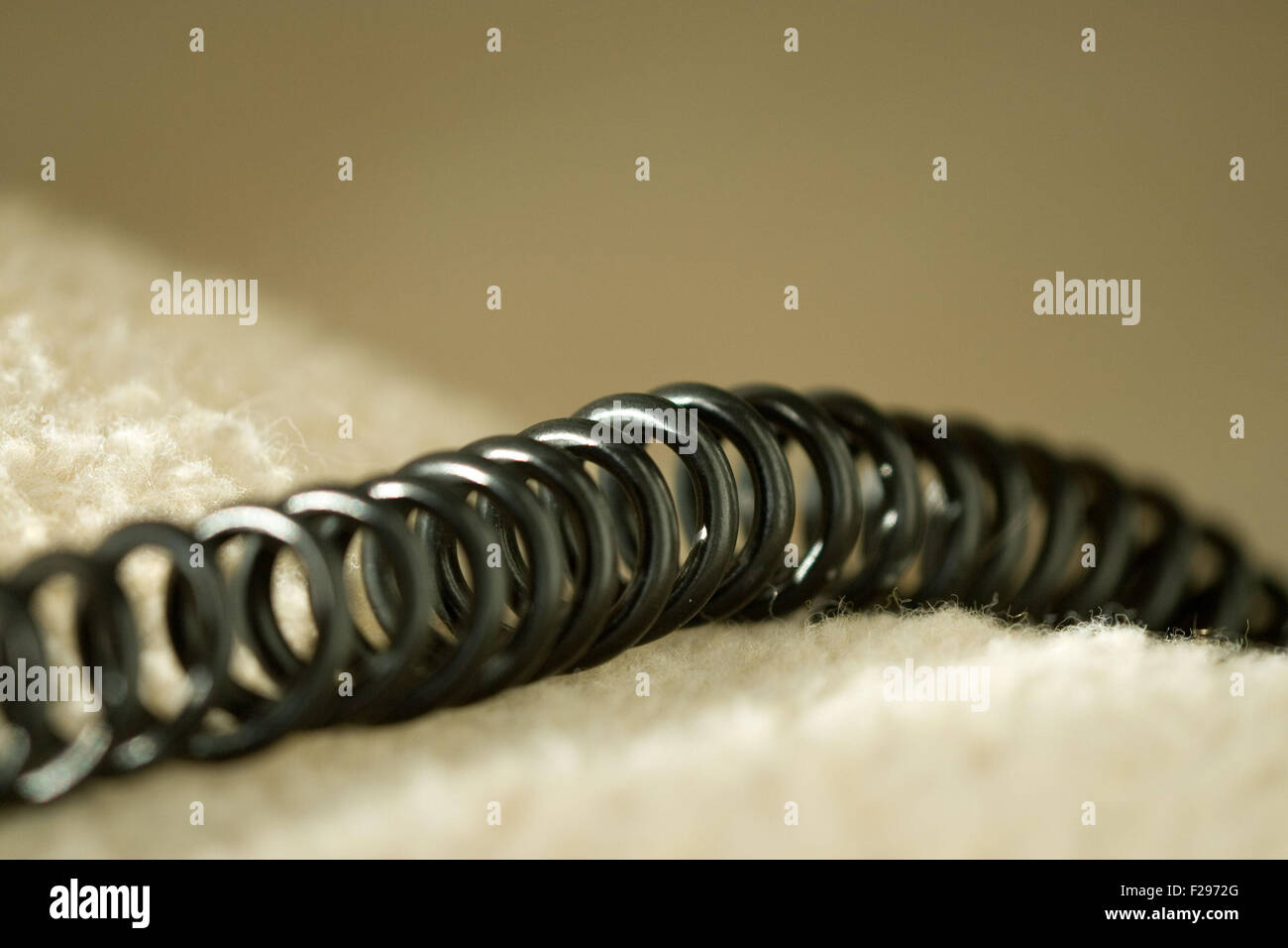 Close-up of a spiral telephone cord Stock Photo - Alamy