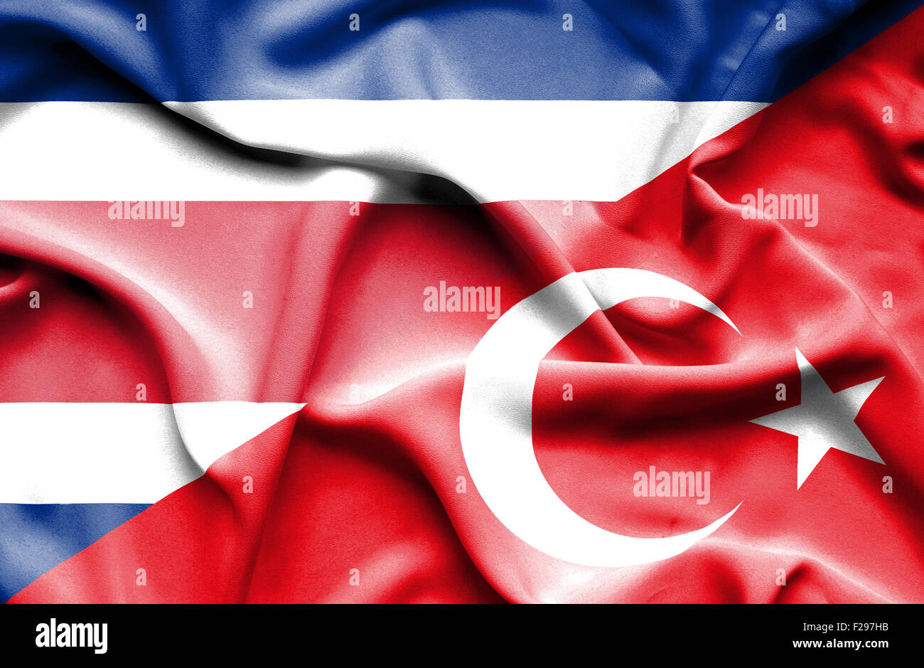 Costa rica turkey flag hi-res stock photography and images - Alamy