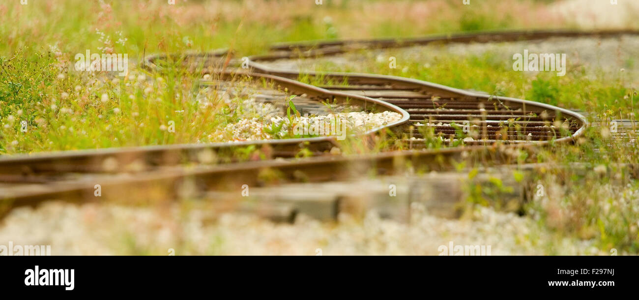View railway line winding hi-res stock photography and images - Alamy
