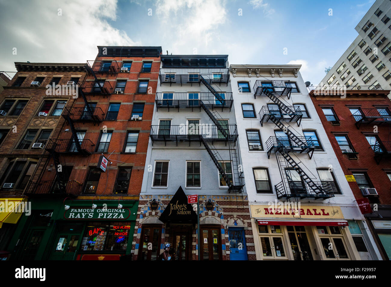 Buildings on 9th Avenue in Chelsea, Manhattan, New York Stock Photo - Alamy